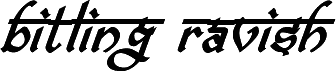 bitling ravish font