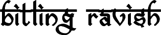 bitling ravish font | Fonts2u.com