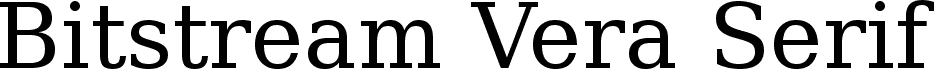 Bitstream Vera Serif Bold font