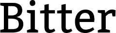 Bitter-Bold font | Fonts2u.com