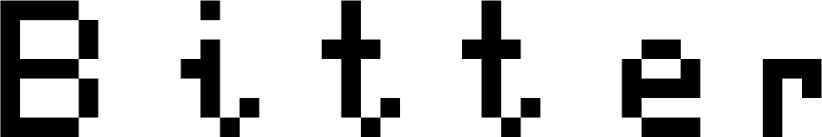 Bitter font