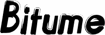 Bitume font | Fonts2u.com