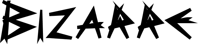 Bizarre Black font | Fonts2u.com