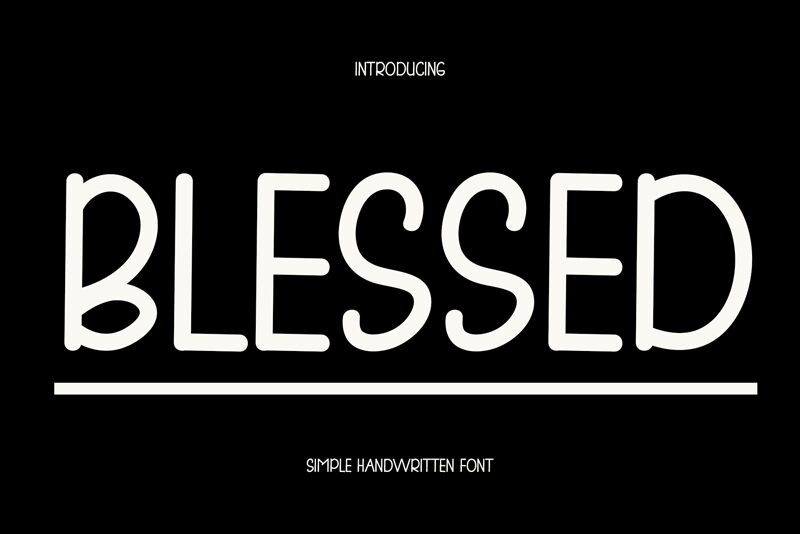 Blessed font | Fonts2u.com