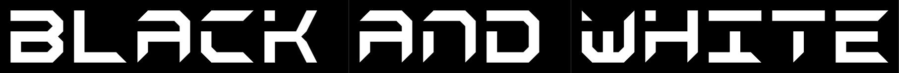 black and white Regular font | Fonts2u.com