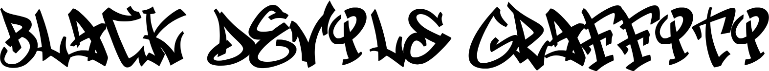 Black Devils Graffiti font | Fonts2u.com