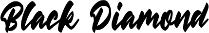 Black Diamond Regular font | Fonts2u.com