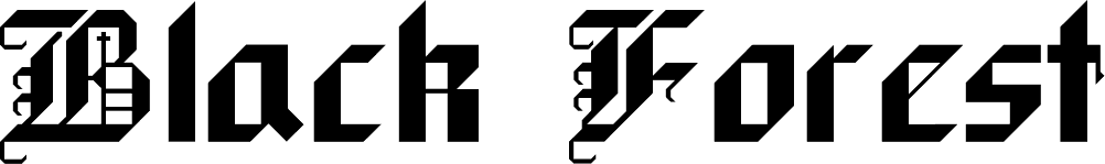 Black Forest Regular font
