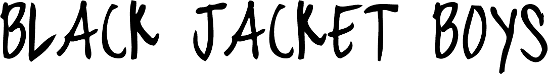 black jacket boys Regular font | Fonts2u.com