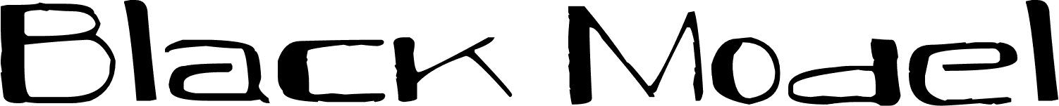 Black Model font | Fonts2u.com