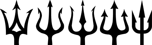 Black Trident font | Fonts2u.com