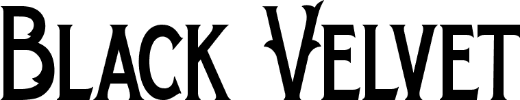 Black Velvet font