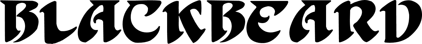 BlackBeard font