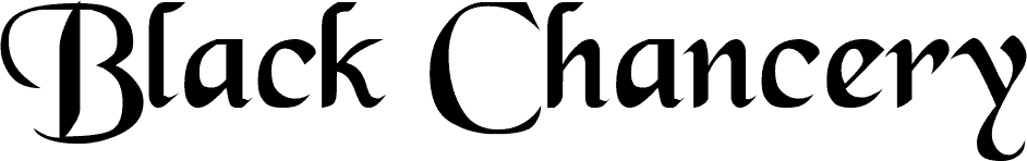 BlackChancery font