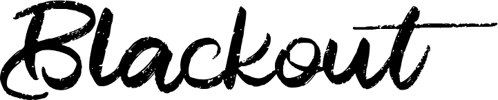 Blackout FREE font