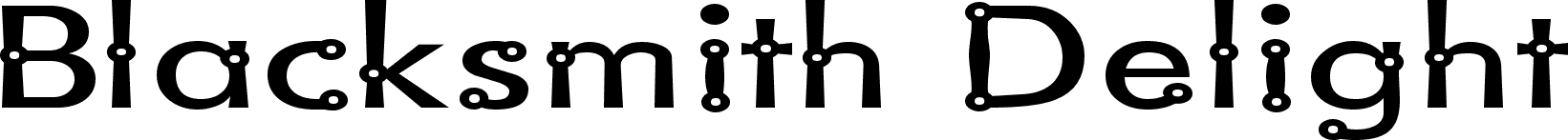 Blacksmith Delight SemiWide font | Fonts2u.com