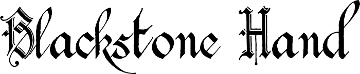 Blackstone_Hand font | Fonts2u.com
