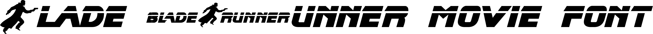 Blade Runner Movie Font font | Fonts2u.com