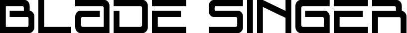 Blade Singer Bold font