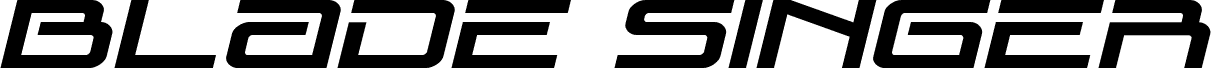 Blade Singer Bold font | Fonts2u.com