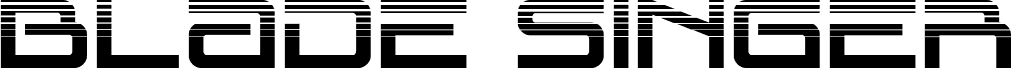 Blade Singer Outline font