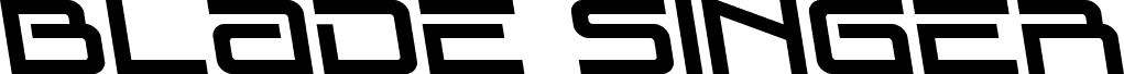Blade Singer Bold font | Fonts2u.com