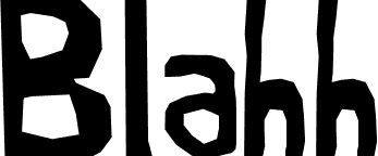 Blahh fuente | Fonts2u.com