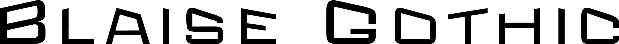 Blaise Gothic Regular font | Fonts2u.com