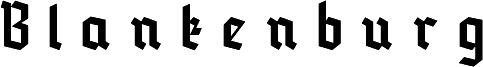 Blankenburg font | Fonts2u.com