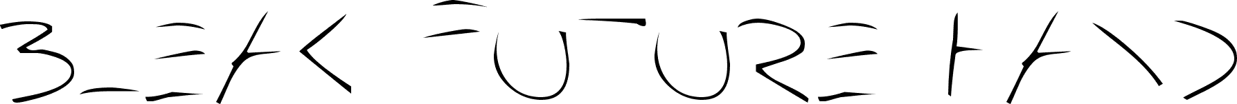 Bleak Future Hand font | Fonts2u.com