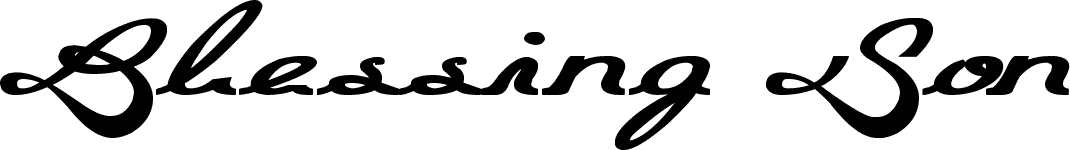 Blessing Son font | Fonts2u.com