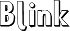 Blink font