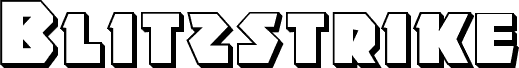 Blitzstrike Regular font | Fonts2u.com