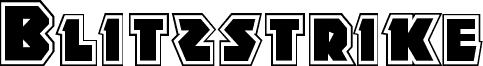 Blitzstrike Laser Regular font
