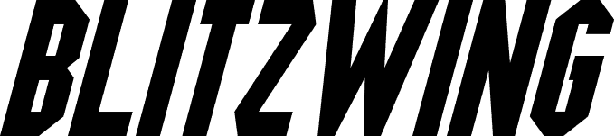 Blitzwing Italic font