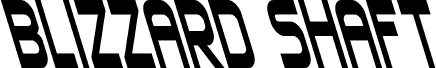 Blizzard Shaft 3D font | Fonts2u.com