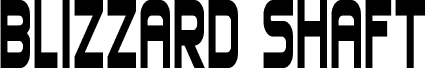 Blizzard Shaft Heavy SuperItal font | Fonts2u.com