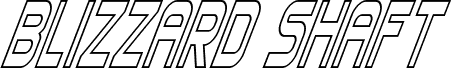 Blizzard Shaft 3D font | Fonts2u.com