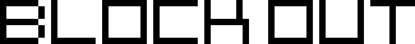 Block Out font
