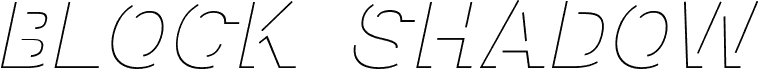 Block Shadow Bold font | Fonts2u.com