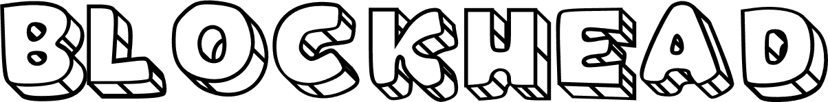 Blockhead font | Fonts2u.com