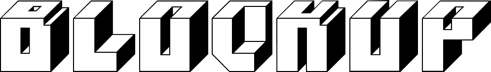 BlockUp font | Fonts2u.com