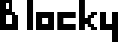 Blocky Regular font | Fonts2u.com