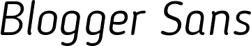 Blogger Sans Bold 字体 | Fonts2u.com
