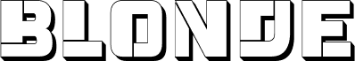 Blonde Regular font