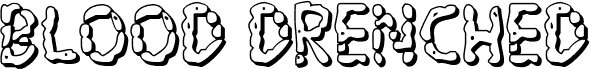 Blood Drenched Rotated 2 font
