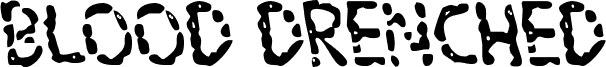 Blood Drenched Rotated 2 font