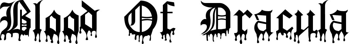 Blood Of Dracula font | Fonts2u.com