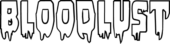 Bloodlust Outline Regular font | Fonts2u.com