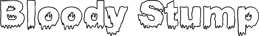 Bloody Stump Gutted font | Fonts2u.com